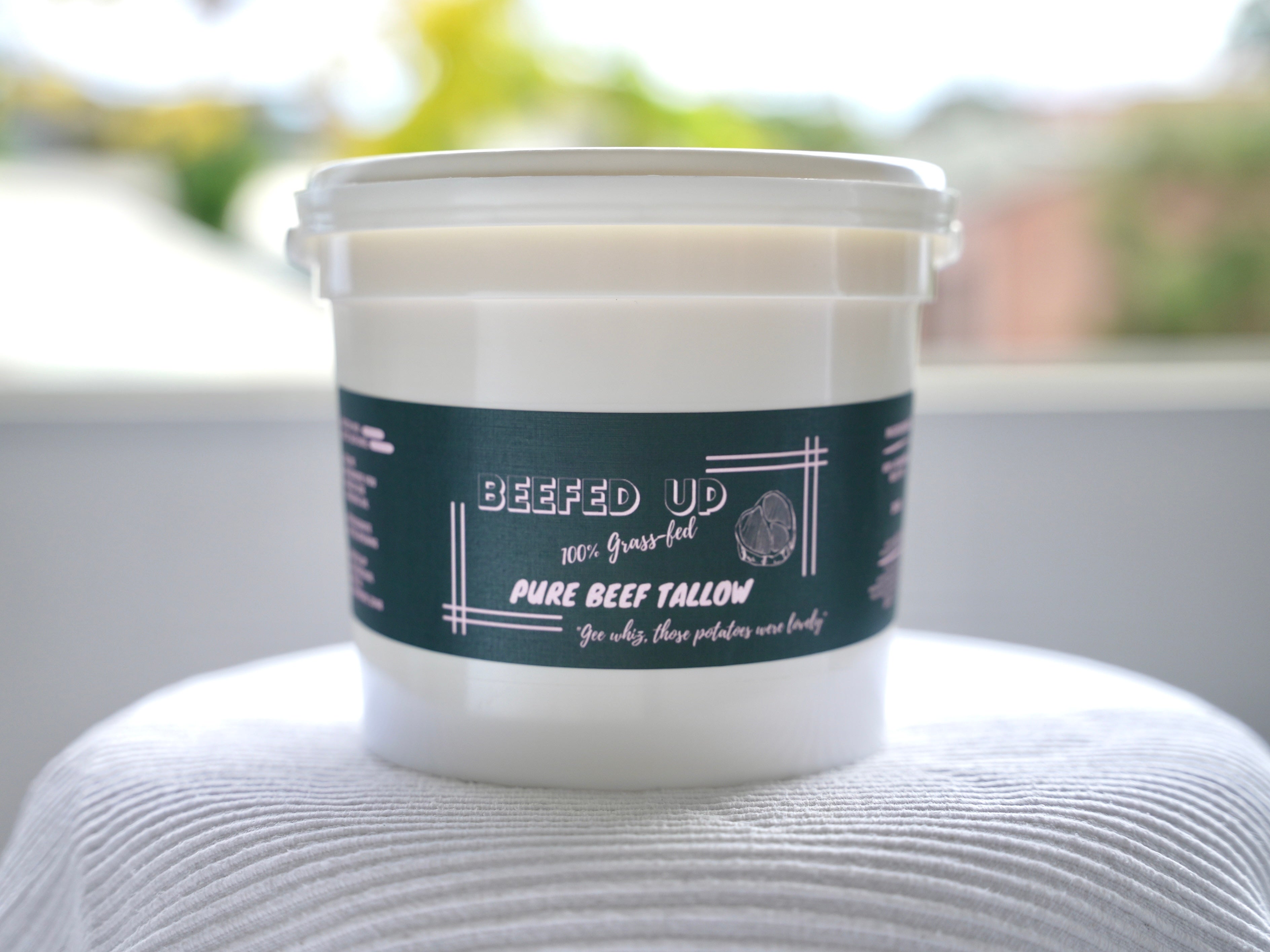 2KG Grass-Fed Beef Tallow | Beefed Up